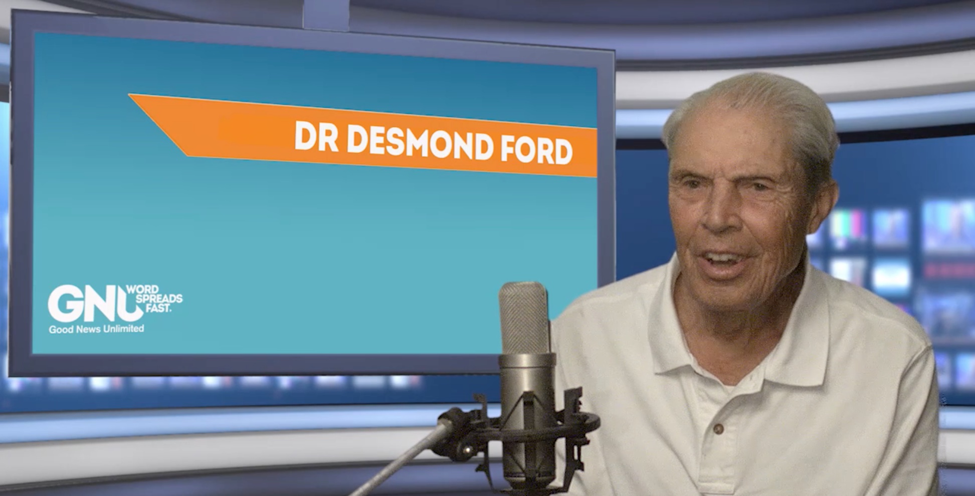 The Very Best News - Desmond Ford - 1 Min Radio Spot/Podcast Recording ...